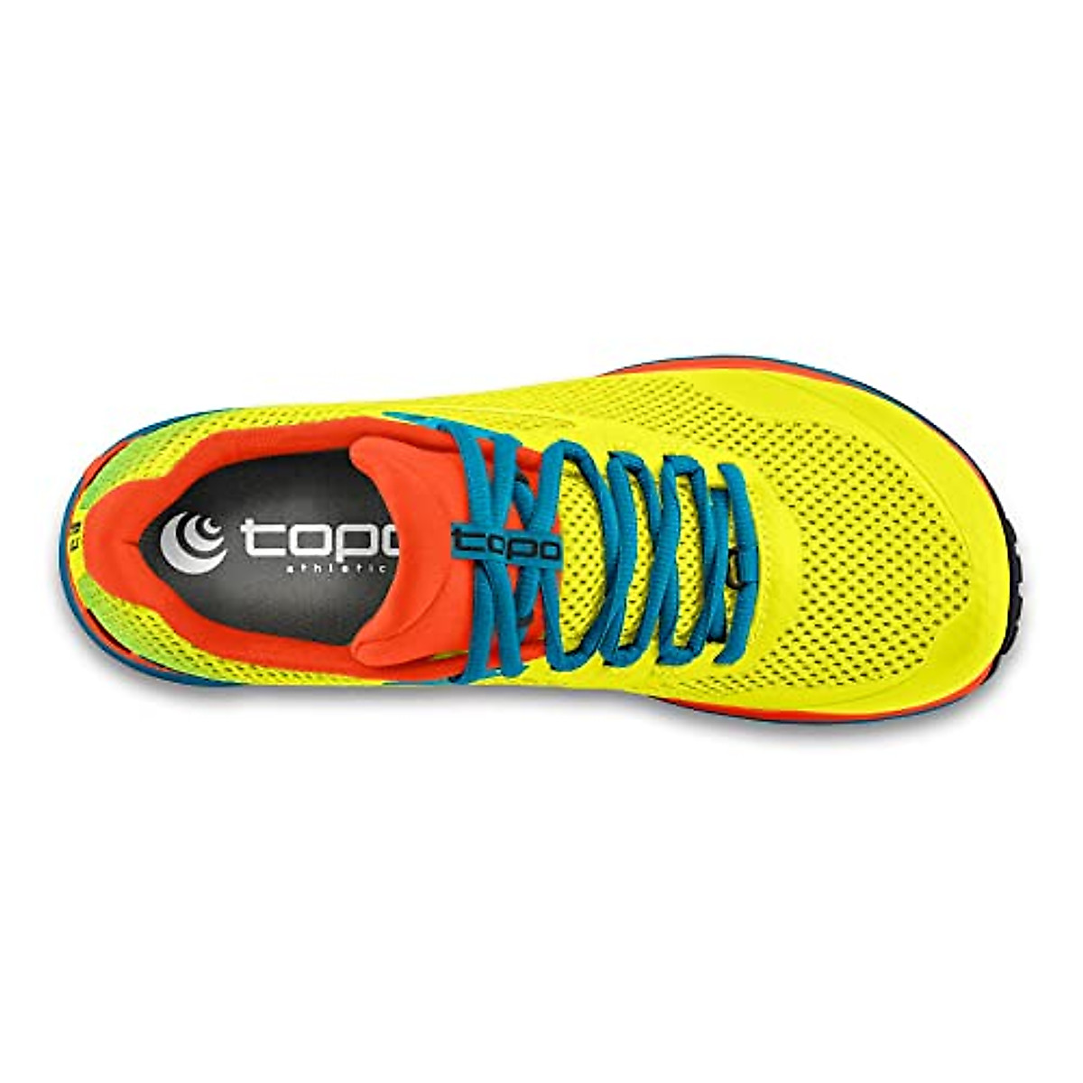 Topo Athletic Men's MT-4 Comfortable Lightweight 3MM Drop Trail Running Shoes, Athletic Shoes for Trail Running, Electric/Orange, Size 8.5