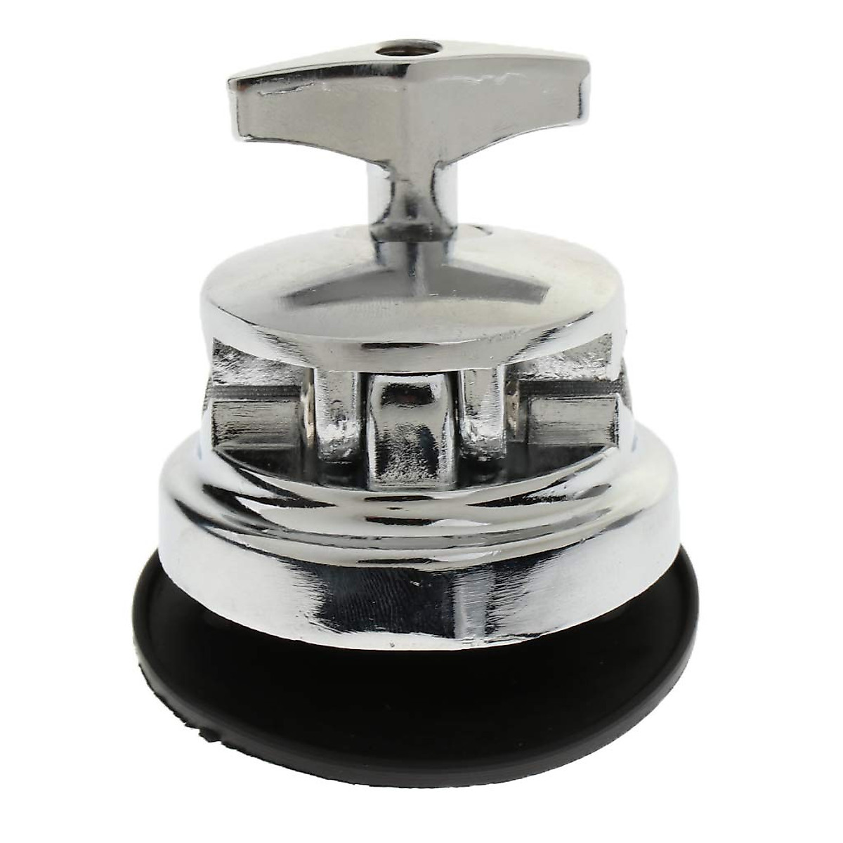 Baosity 3 Pcs Drum Holder Base Plate Rack Clamp Tom Drum Mount Bracket for Tom Drum Musical Instrument Accessory