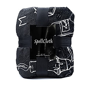 SpellCloth - Protection Magic Blanket, Perfect for Witchy Gifts, Witchy Room Decor, Wiccan Decor, and Witch Stuff Like Witch Bedding, Witch Throw, and Tapestry for Bedroom