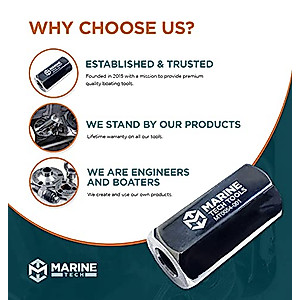 Marine Tech Tools Prop Shaft and Bearing Housing Remover — Fits Suzuki, Yamaha 115-350hp, Honda 75-250hp — Removes Bearing Carriers Fast and Easy