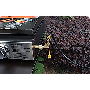 METER STAR 12FT Male/Female Quick-Connect RV Propane Extension Hose for 17"/22" Blackstone Tabletop Griddle