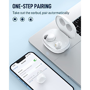 PISEN Wireless Earbuds, Bluetooth Earbuds Waterproof Noise Cancelling Earbuds Wireless Bluetooth in Ear with Mics Premium Sound for Sport, Work, Home Office