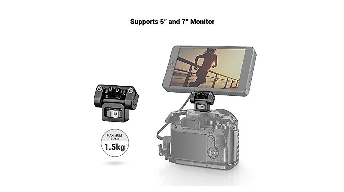 SMALLRIG Monitor Mount: ARRI Standard EVF Holder & Support