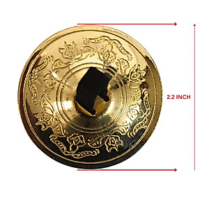 Belly Dancing Finger Zills Finger Cymbals 2 Pairs / 4 Pcs Golden