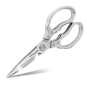 NileHome Kitchen Scissors, Scissors All Purpose, Scissors Heavy Duty for Kitchen Food Scissors, Non-Slip Stainless Steel Sharp Meat Scissors for Kitchen Sheers Cooking Scissors