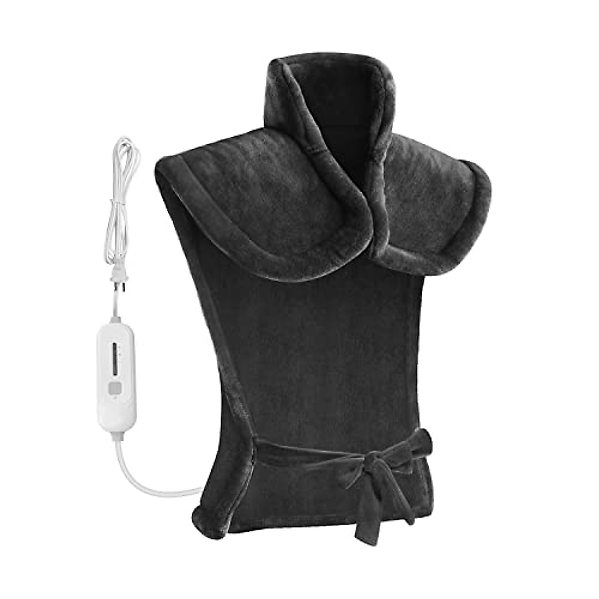 Heating Pad for Back Pain Relief,Heat Pads for Neck and Shoulders,Electric Back Heated Wrap,Large Heating Pad,Electric Heated Pads with Auto Shut Off,3 Temperature Levels,Black,Gifts for Mom, Dad