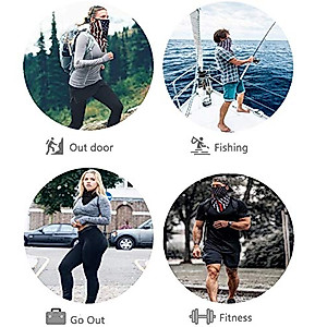 CGTL UV Protection Neck Gaiter Windproof Scarf Ear Loops Face Scarf for Fishing Hunting Kayaking Hiking Cycling Motorcycle Sports Outdoors