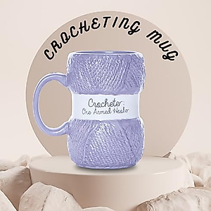 Boxer Gifts One Armed Hooker Novelty Gag Crochet Mug | Realistic Yarn Detailing | Funny Christmas, Birthday, White Elephant or Mother’s Day Gift for Her