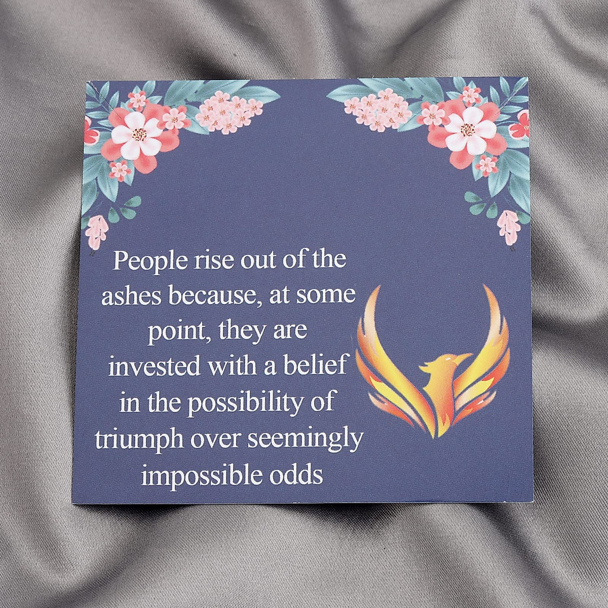 FEELMEM Rising Phoenix Bird Jewelry People Rise Out of The Ashes Fire Bird Keychain New Beginning Gifts Encouragement Recovery Graduate Gifts (Phoenix-ky)