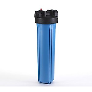 Hydronix HF45-20BLBK15PR Water Filter Housing 20" Blue 4.5" Big Body Size - 1.5" Ports w/PR