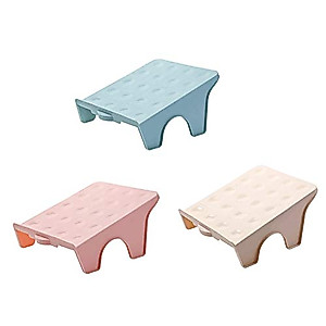 TAZSJG Shoes Rack Plastic Stackable Shoes Storage Rack Assembled Space Saving Multi-Layers Stand for Storage Shoebox