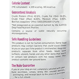 Nulo Freestyle Freeze-Dried Raw, Ultra-Rich Grain-Free Dry Dog Food for All Breeds and Life Stages with BC30 Probiotic for Digestive and Immune Health