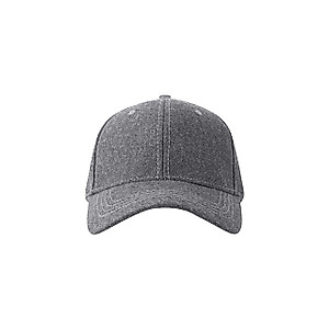 Save Green Life Adjustable Size of Warm Cashmere Baseball Cap Wool Hat Winter Unisex (Dark Gray), One