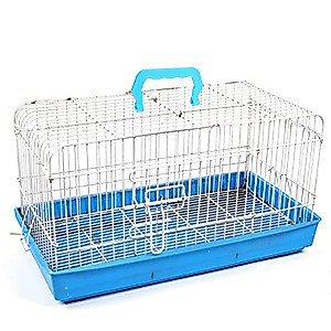 iplusmile Heavy Duty Dog Crate Pet Cage Handle, Replacement Pet Cage Crate Handles Cage Handles for Hamster Rabbit Squirrel Chinchilla Cage (10pcs, Sky- Blue) Outdoor Cat Enclosures