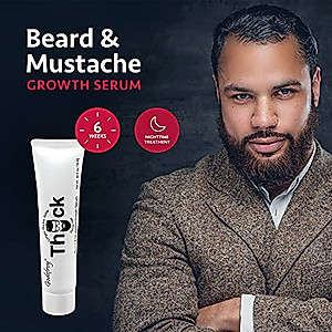 Godefroy Thick Beard and Mustache Growth Serum For Ethnic Hair Types, 15 ml
