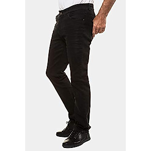 JP 1880 Menswear Big & Tall Plus Size L-8XL Straight Fit Jeans FLEXNAMIC Black 54 722849 11