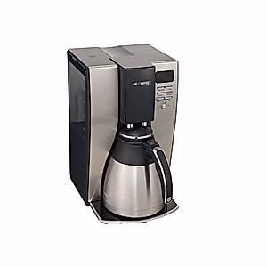 Mr. Coffee Coffee Maker, Programmable Coffee Machine with Auto Pause, 10 Cups, Stainless Steel