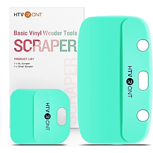 HTVRONT Vinyl Scraper - 2Pack Scraper Tools for Vinyl, Craft Weeder Vinyl Tool Kit Basic Tool-Scraper for Vinyl
