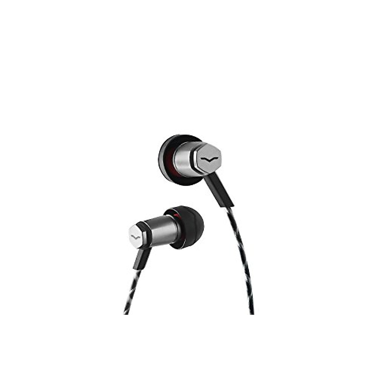V-MODA Forza Metallo In-Ear Headphones with 3-Button Remote & Microphone - Apple Devices, Gunmetal Black