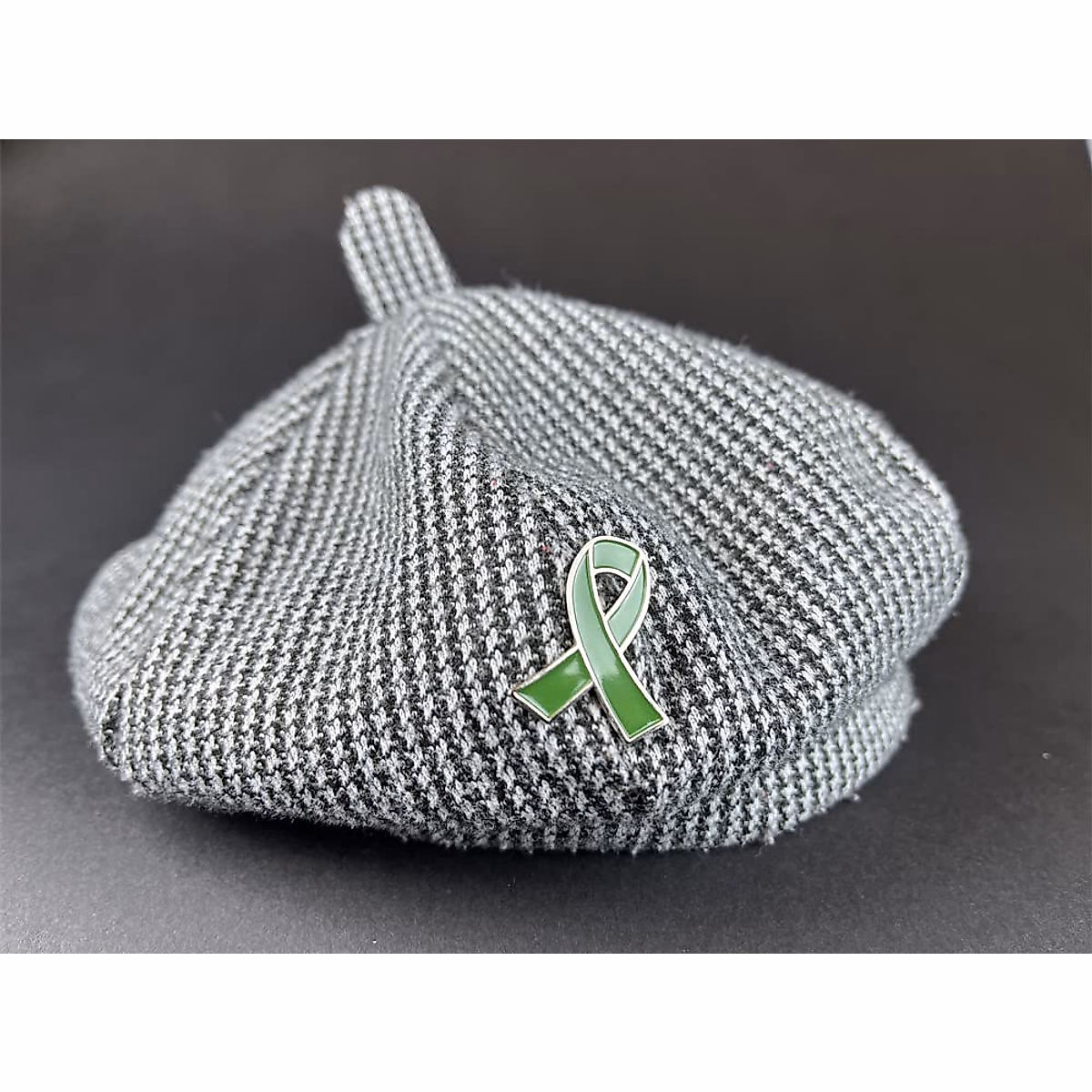 Mental Health Awareness Pin 50 Pcs Green Ribbon Pins Liver Cancer Cerebral Palsy Organ Donation Awareness Products