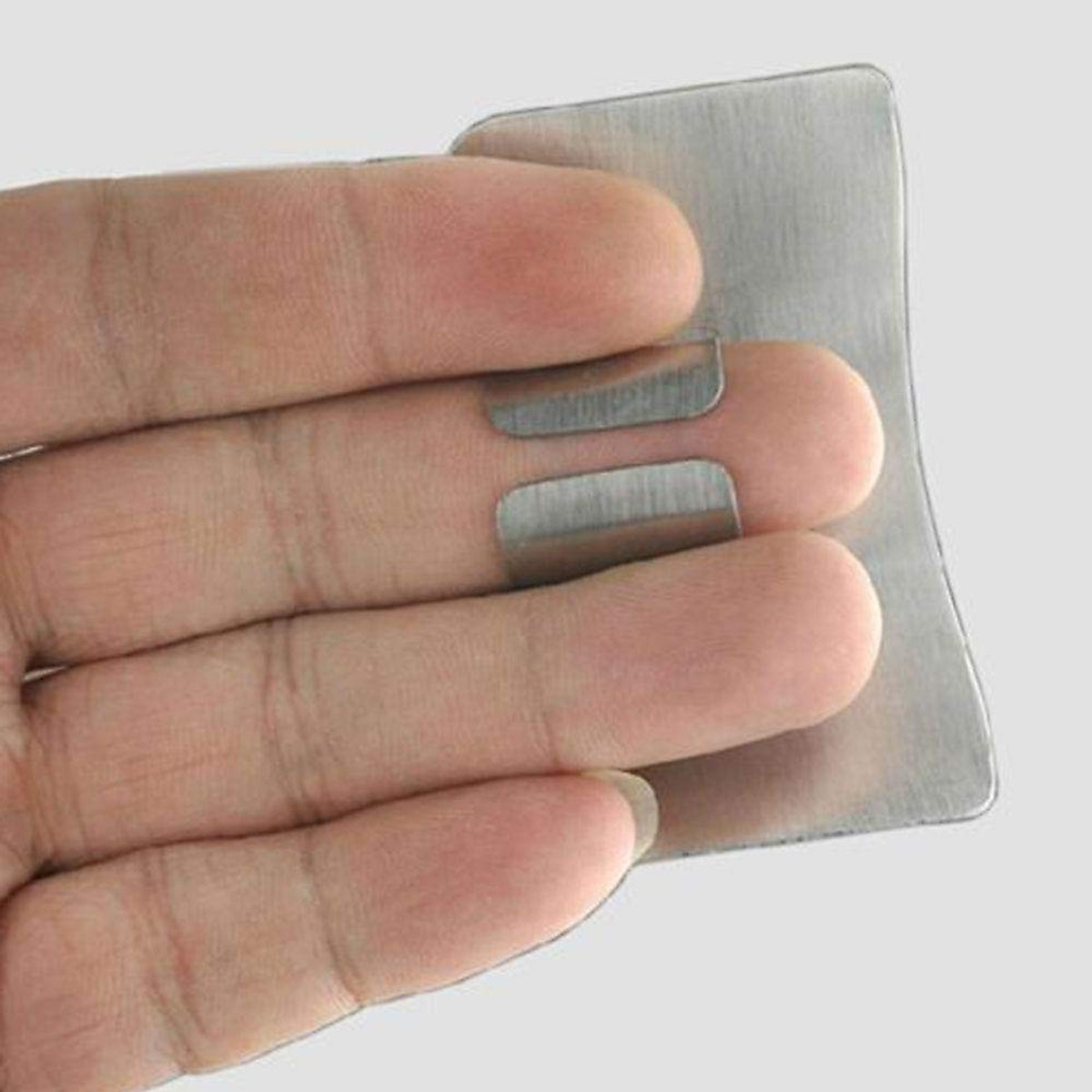 Tsugar Finger Guards for Cutting, Stainless Steel Finger Guard for Cutting Vegetables, Chopping Protector for Dicing and Slicing in Kitchens