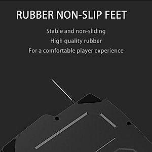 Archuu One-Handed Mechanical Gaming Keyboard,35 Keys Waterproof Professional Gaming Keypad,with 3 Color Backlight, Single Handed Keyboard for Computer Mobile Games