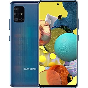 Samsung Galaxy A51 5G | A516U | 128GB | Single SIM | Android Smartphone | Prism Crush Blue - Verizon Locked - (Renewed)
