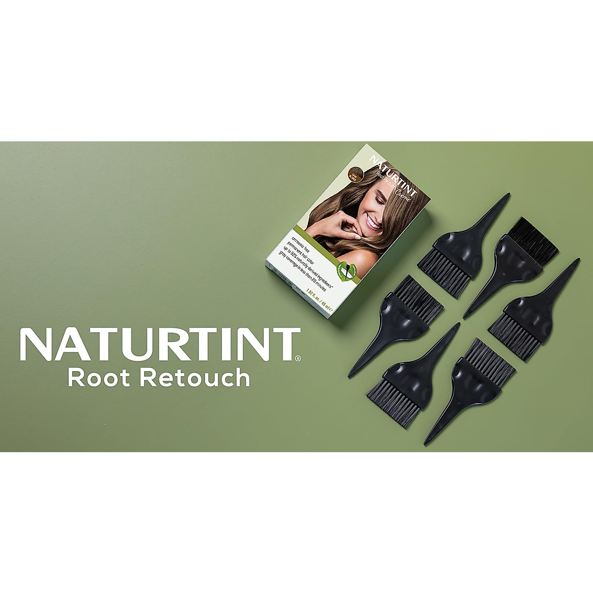 Naturtint Dark Blonde Root Retouch Crème Permanent Hair Color - Ammonia Free, Conceal Grays, No Artificial Scent, 1.52 Fl Oz