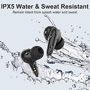 iWALK AmourDuo PlusWireless Earbuds Compatible with iPhone, Bluetooth Earbuds with Charging Case 10mm Drivers Deep Bass & Clear Mids Highs,20H Playtime Mono & Twin Modes Touch Control Compact & 4g