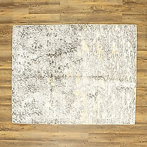 Westside Market Indo Gray Rug Handmade Area Rug 100% Wool 8'1" x 10'1", Gray