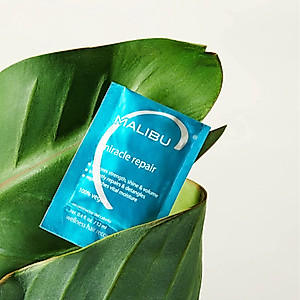 Malibu C Mini Malibu Rehab Scalp Wellness - Contains 2 Hair Remedy Packets - Vitamin Infused Deep Conditioner for Hair Health - Scalp Rejuvenating Hair Care