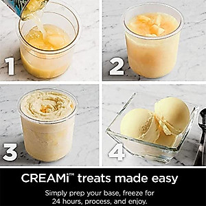 Ice Cream Pints Cups Reusable Ice Cream Pints Containers Kitchen Accessory with Lids for Ninja XSKPLID2CD, Compatible with NC299AMZ C300s Series to Ice Cream Mix Finished Products Storage (1PC Grey)