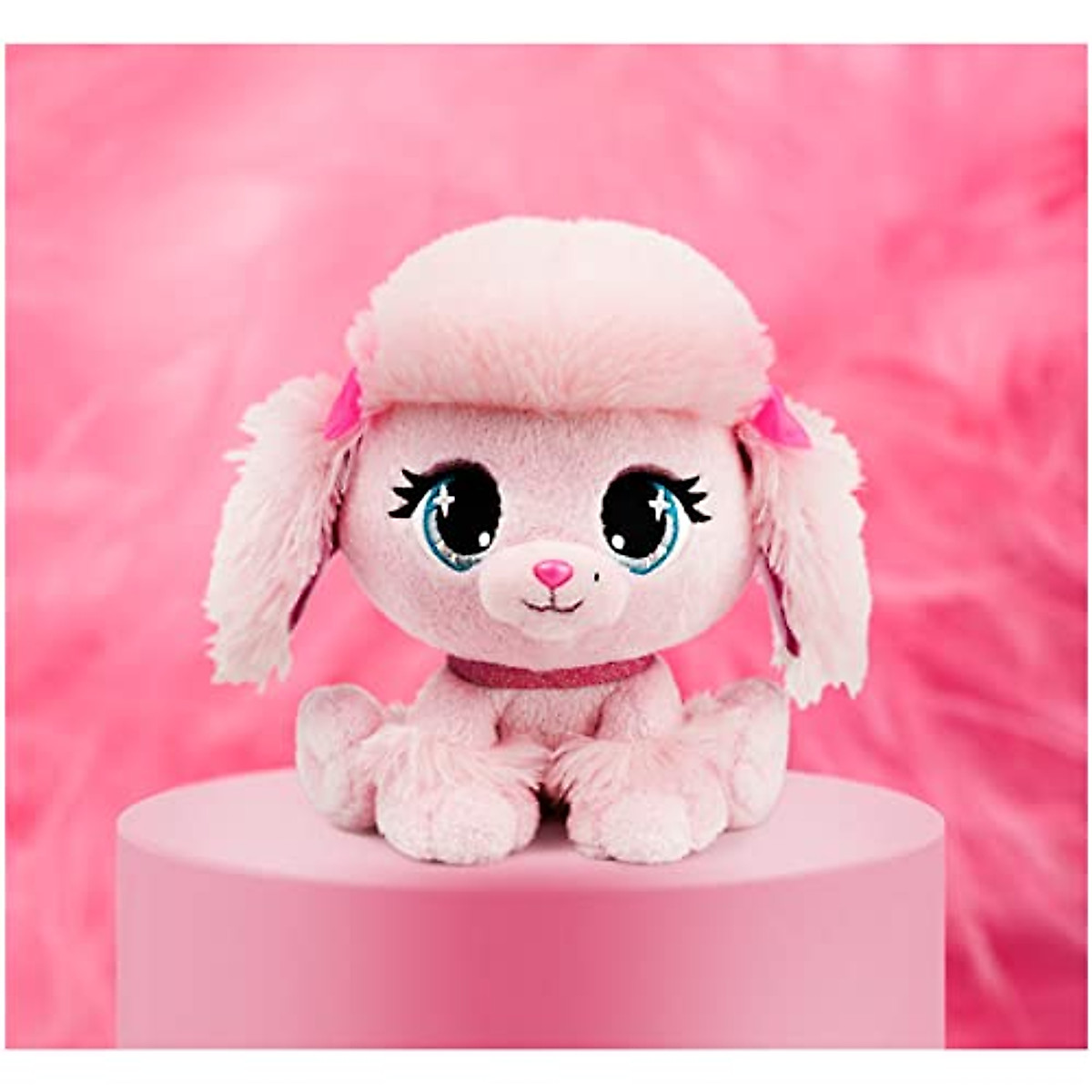 GUND P.Lushes Designer Fashion Pets Pinkie Monroe Poodle Premium Dog Stuffed Animal Soft Plush, Pink, 6”