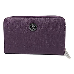 Savvycents Cash Budgeting Wallet (Purple), Zip Around, Accordion File System, Wristlet Strap, Women's Wallet