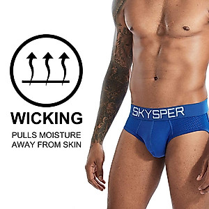 SKYSPER Men's Jockstrap Underwear Mesh Breathable Jock Strap