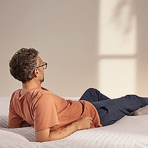 Casper Sleep Nova Polyurethane Foam Hybrid Mattress, Queen, Plush, Light Gray