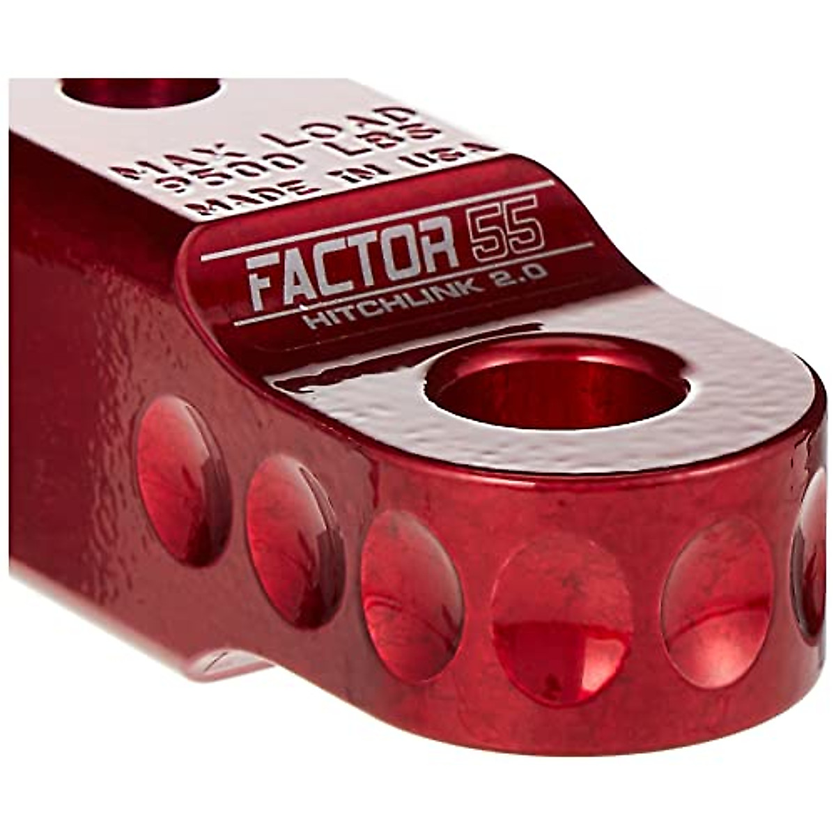 Factor 55 00020-01 HitchLink 2.0 Receiver Shackle Mount - Red