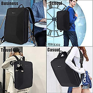 Smatree 15.6-16 inch Laptop Backpack, Hard Waterproof Daypack for Up To 16 inch Macbook Pro 2021, HP Pavilion 15, Acer 15.6 Gaming Laptop,Black