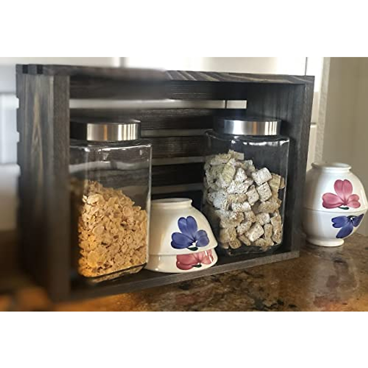 Storage Wood Crates Set of 2