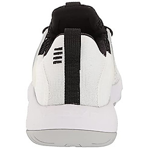 Under Armour Men's HOVR Rise 4 Training Shoe Sneaker, (100) White/White/Black, 9.5