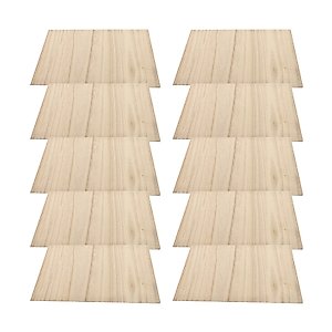10pcs Taekwondo Breaking Board Rebreakable Kick Boards Performing Wooden Taekwondo Punching Boards Training Accessory for Kids Adult (0.3cm)