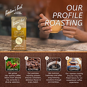 Boston’s Best Coffee - French Vanilla Coffee, Delicious Gourmet Coffee, Premium Ground Coffee, 11 oz. / 311 g Coffee Bag