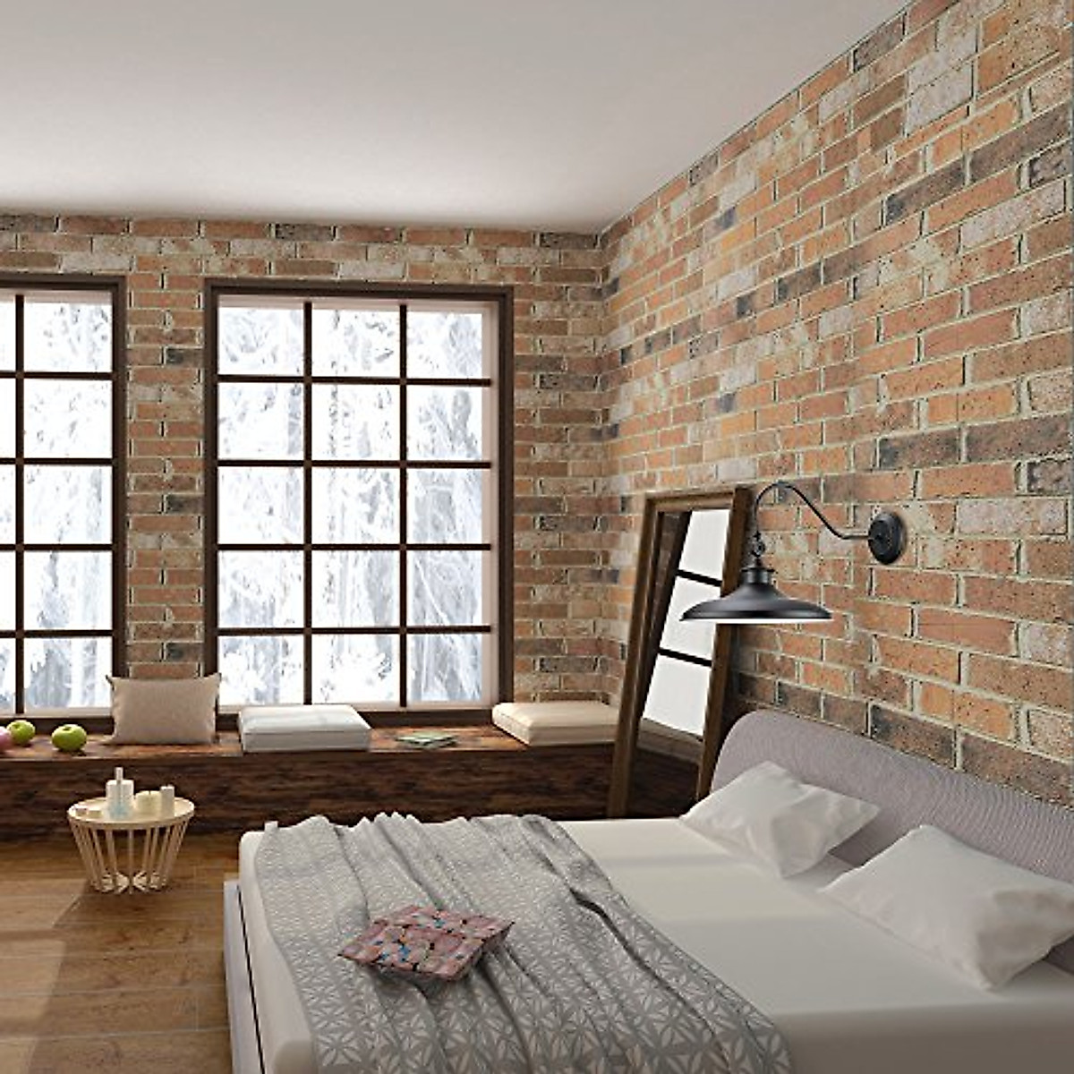 Globe Electric 44095 Aedan 1-Light Swivel Wall Sconce, Black Finish, Bulb Not Included