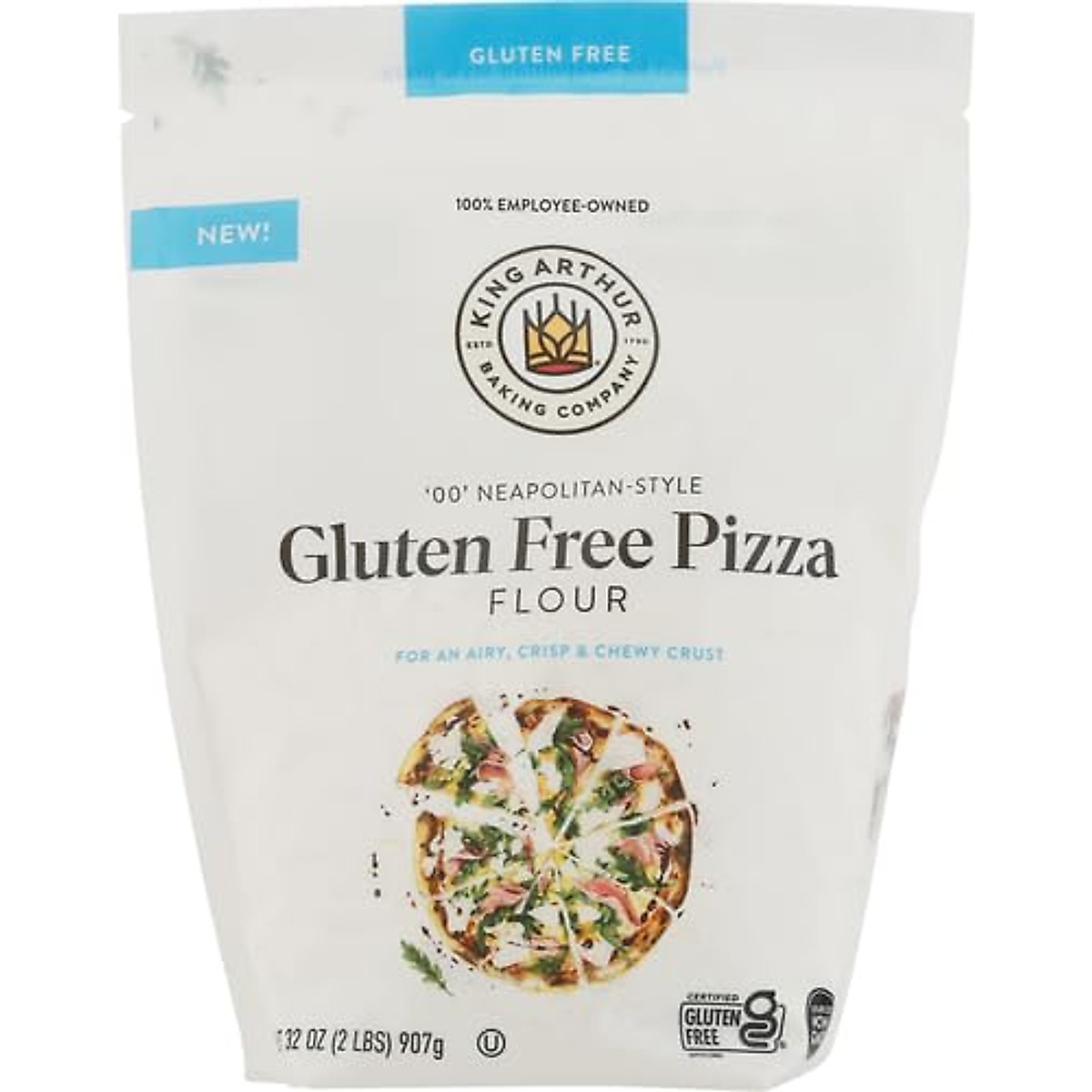 King Arthur 00 Pizza Flour, Gluten Free, 32 OZ