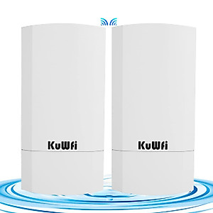 KuWFi Bundle of Goods 2.4G Wireless WiFi Bridge and 8 Ports Gigabit Ethernet Network Switch