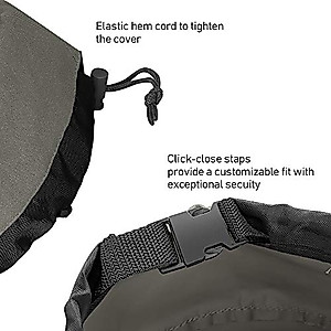 Fire Pit Cover 36 inch, Heavy Duty Round Patio Fire Bowl Cover, Waterproof and Weatherproof, 36''Dia x 20''H