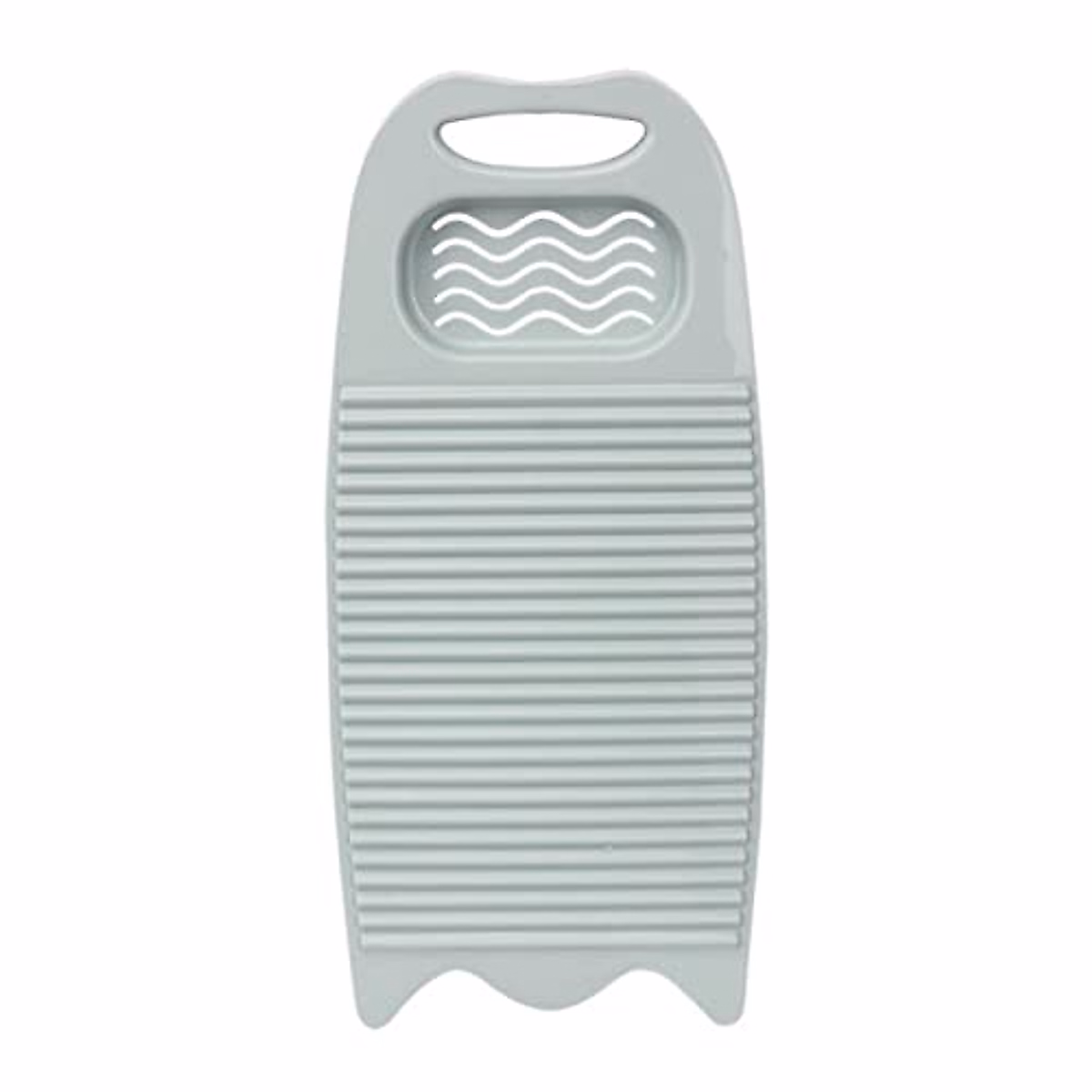 nicything Plastic Washboard Laundry Board, Household Hand Washing Board, Hand Washing Clothes Tool, Manual Clothing Laundry Cleaning Tool, Light Blue