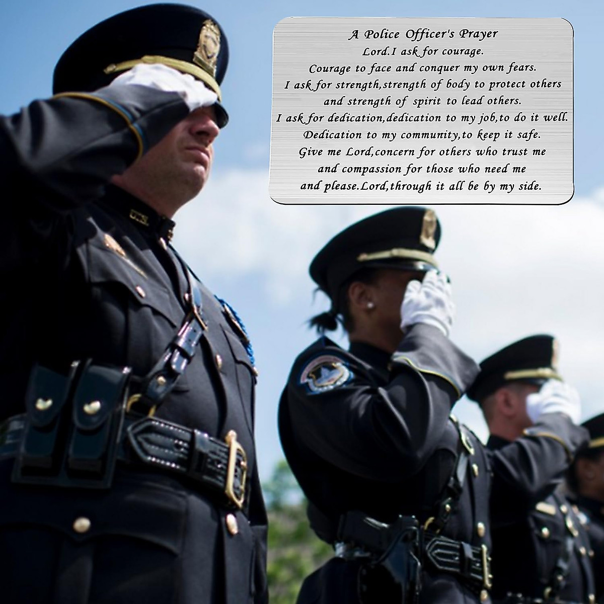 PLITI Police Office’s Prayer card (Police Office’s Prayer card)