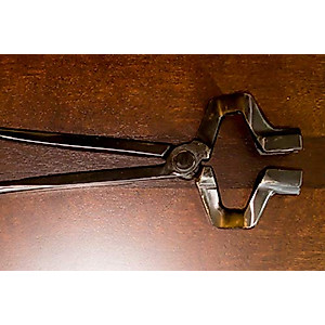 BetterForge 17" Z-Type Offset Blacksmith Tongs for Knife Making