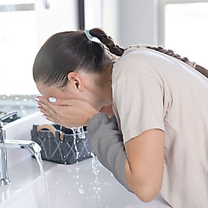 SKINCARE SLEEVE - Towel - Reusable Wrist Wristbands For Washing Face Soft Makeup Sports Hair Spa Beauty Washband - S/M GRAY, 2.0 Count